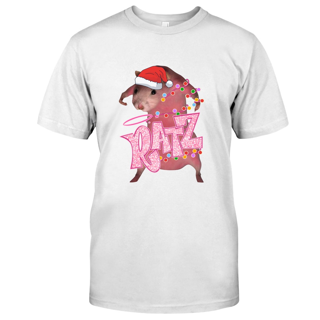 Funny Ratz Santa Christmas Lights Tshirt Funny Mouse Ratz - Etsy