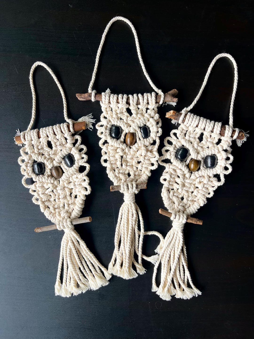 Macrame Owl Wall Hanging With Driftwood, Boho Decor - Etsy