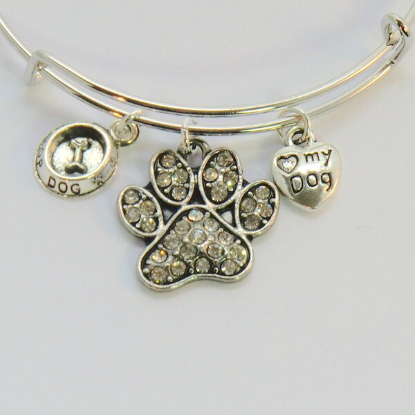 Dog Charm Bracelet - Etsy