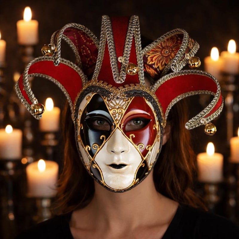 Jester Mask - Etsy