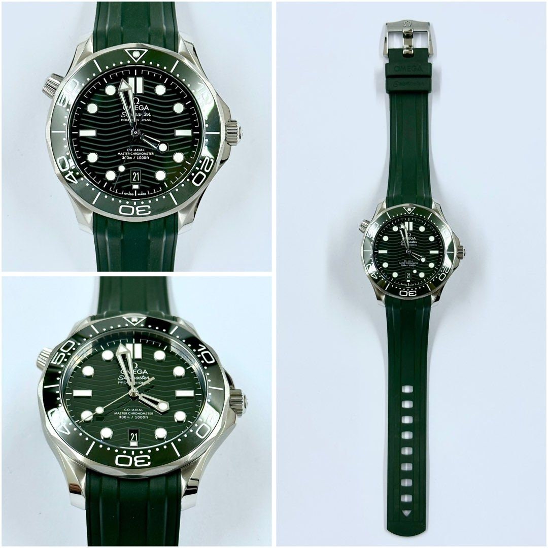 Omega Seamaster Diver Green Dial 42mm Men's Watch 21032422010001 - Etsy UK