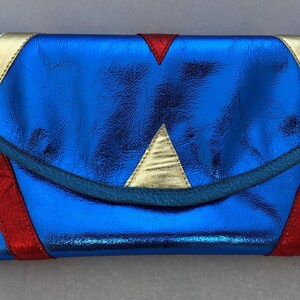 Girl Power Metallic Leather Clutch Bag - Etsy