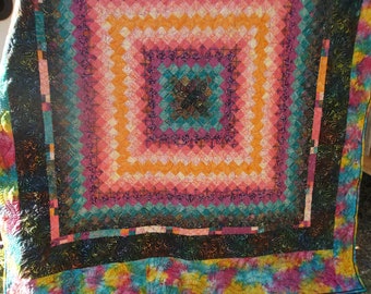 Sunshine and Shadow Quilt - Etsy