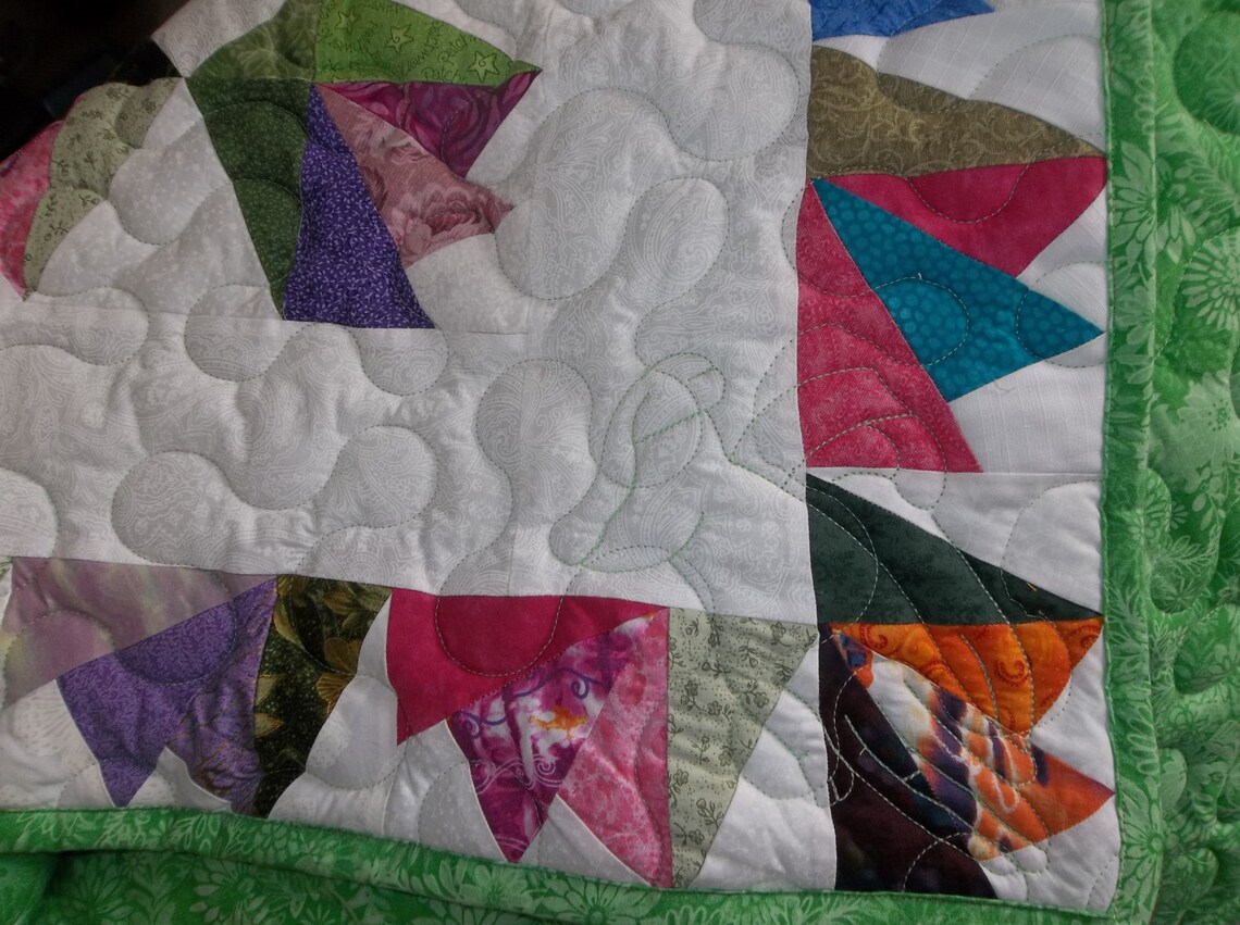 Sweet Pea Sonata Queen Size Quilt - Etsy