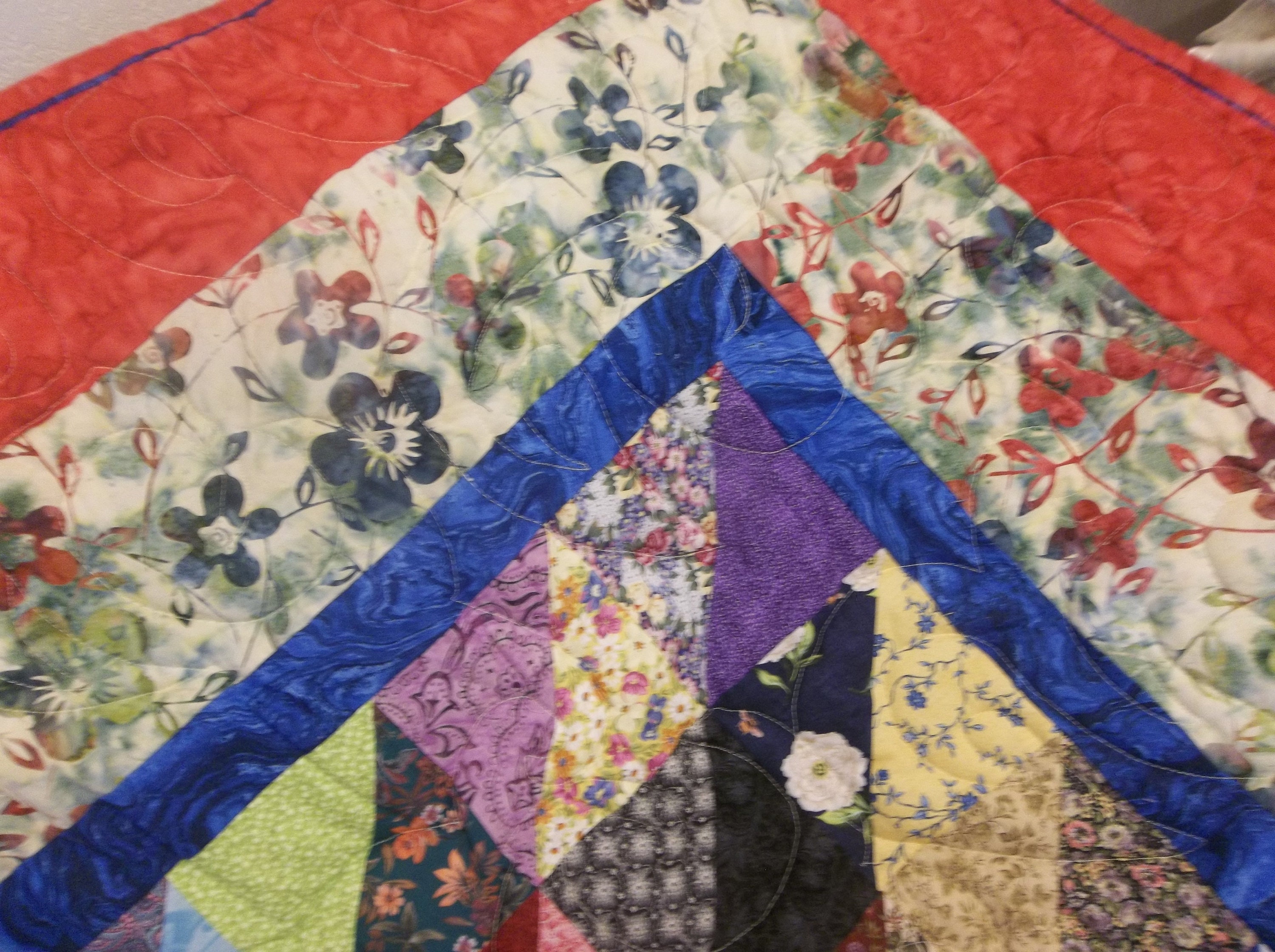 Converging Chevrons Queen Size Quilt - Etsy