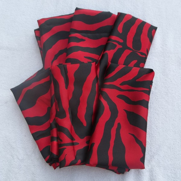 Red and Black Zebra - Etsy