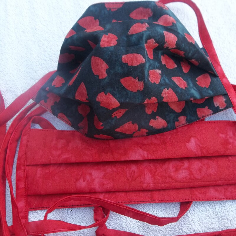 Tie Back Face Mask - Etsy