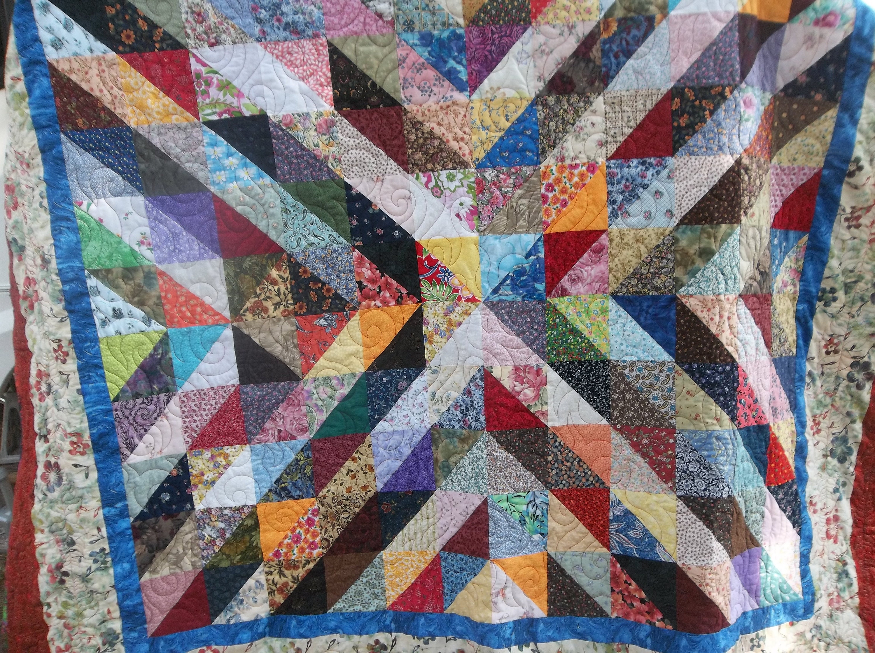 Converging Chevrons King Size Quilt - Etsy