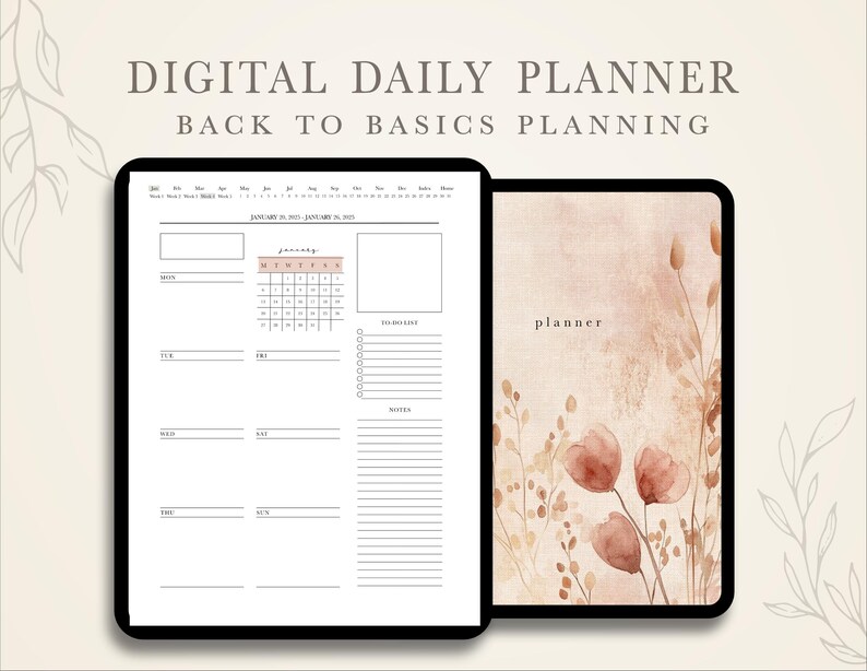 2025 Digital Planner for Goodnotes, Notability, iPad & Tablet ...