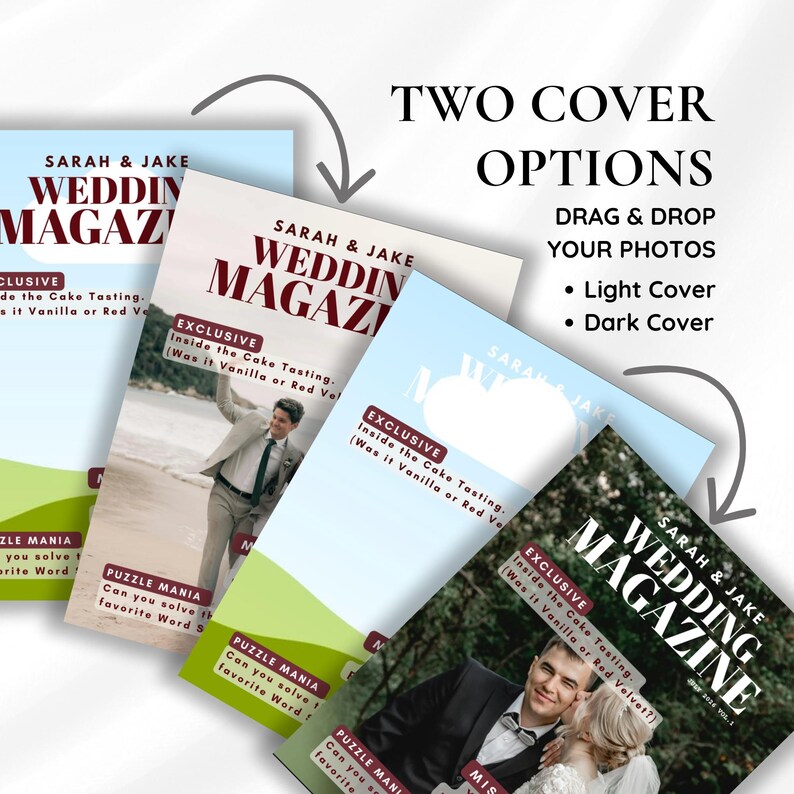 Editable Wedding Magazine Activity Book for Kids | Bilingual English ...