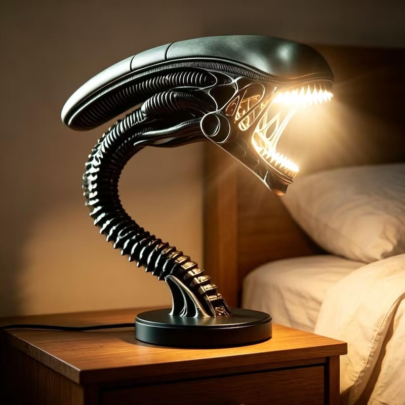 Gothic Resin Table Lamp - Etsy UK