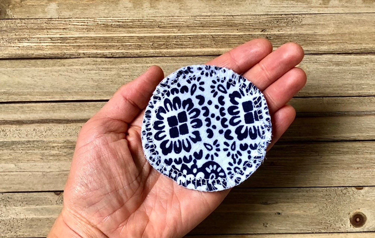 Reusable Facial Rounds 40 50 or 60 BLUE Mix Cosmetic Rounds | Etsy