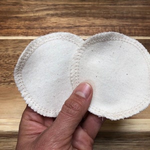 Organic Reusable Facial Rounds, 20 Organic Cosmetic Rounds, Zero Waste ...