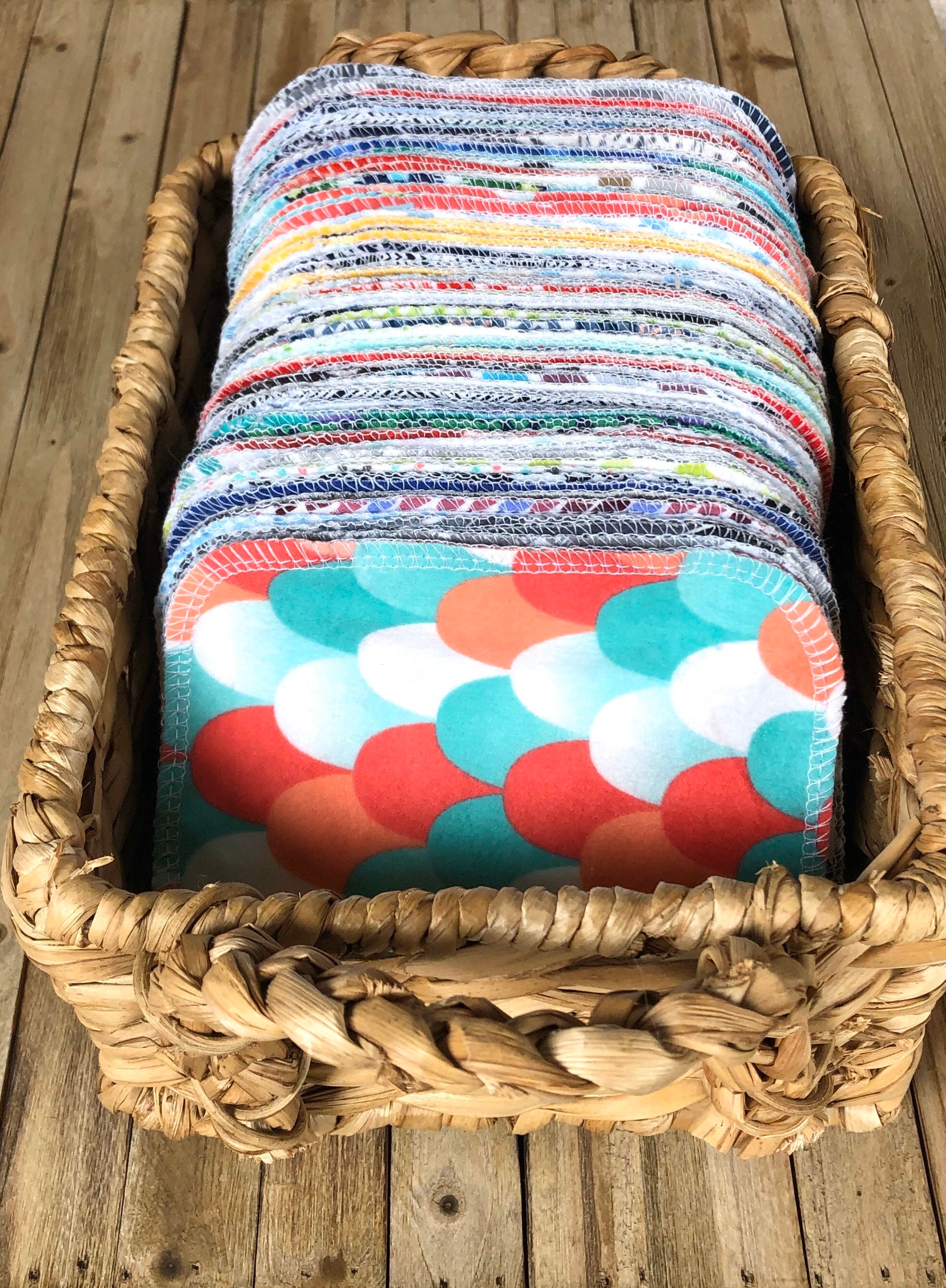 Reusable Toilet Paper, Cloth Toilet Paper, Reusable Cloth Bidet Wipes ...