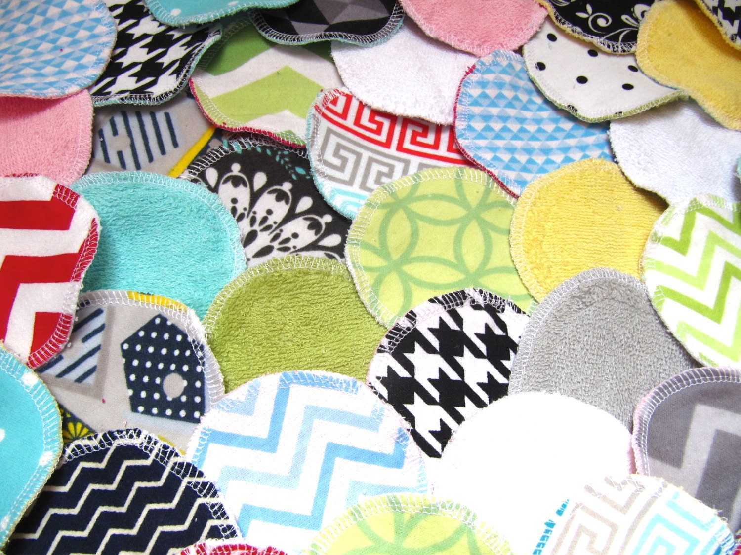 Cosmetic Rounds Terry Cloth Makeup Remover Pads - Etsy