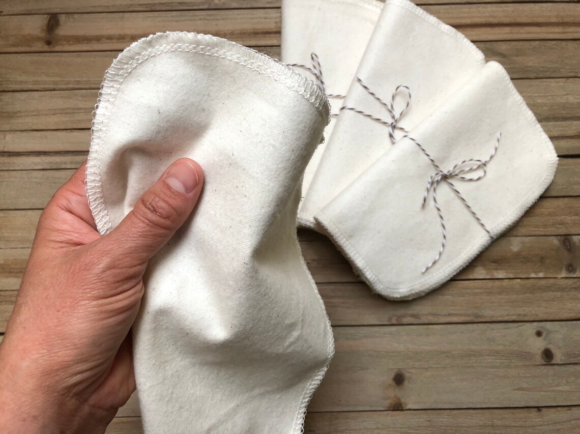 ORGANIC Reusable Tissues Reusable Cloth Tissues Organic | Etsy