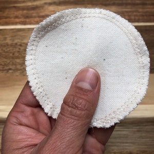 Organic Reusable Facial Rounds, 30 Organic Cosmetic Rounds, Makeup ...