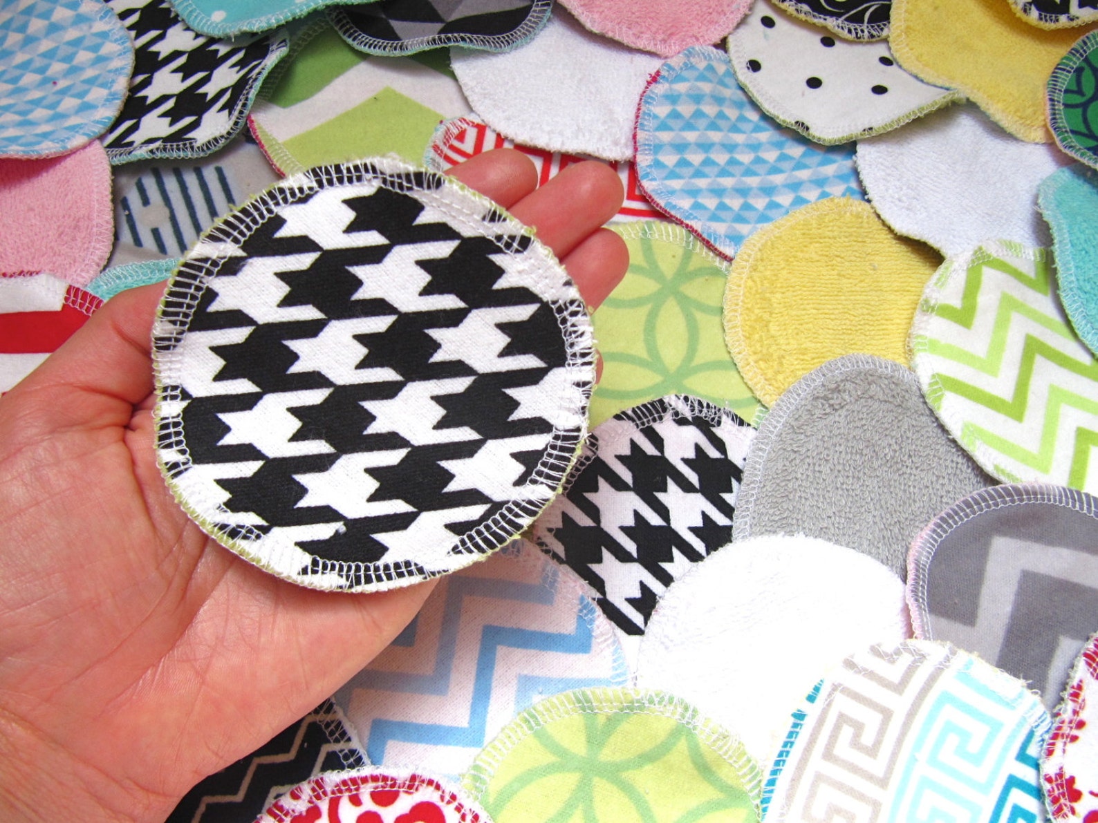 Cosmetic Rounds Terry Cloth Makeup Remover Pads - Etsy
