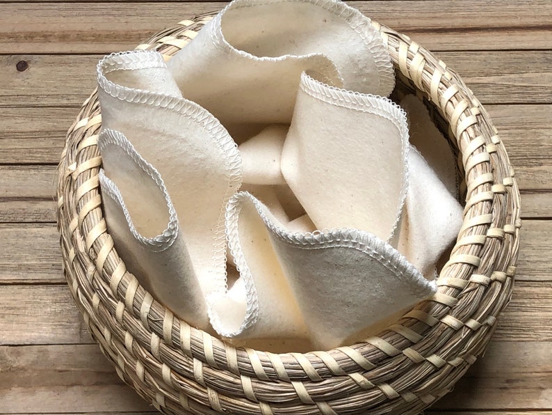 ORGANIC Reusable Tissues Reusable Cloth Tissues Organic | Etsy