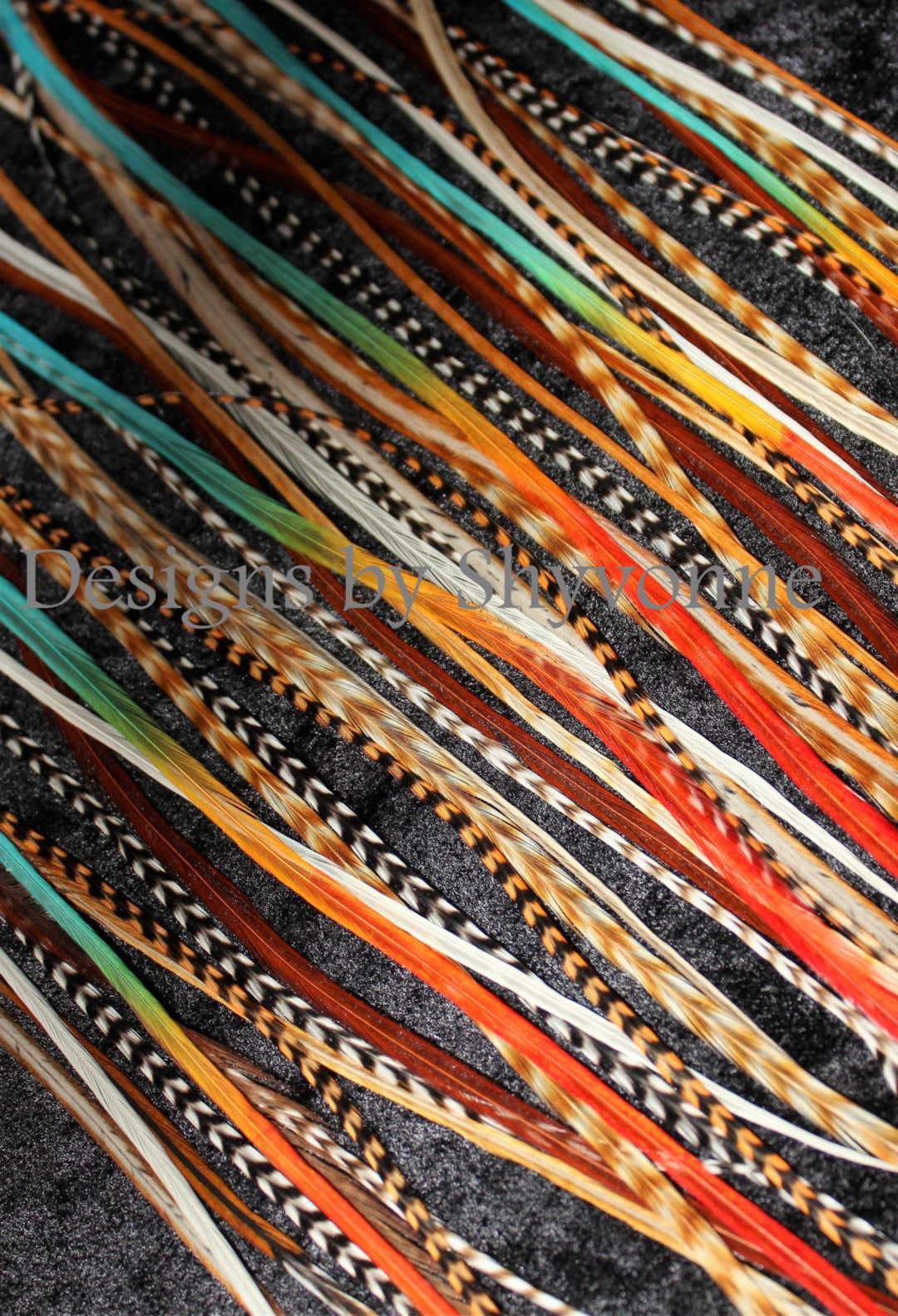 25 Loose Feathers 9-12 (23-31cm) Inches Premium Natural and Color Mix ...