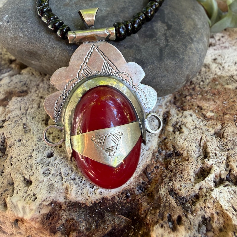 Berber Carnelian Necklace - Etsy