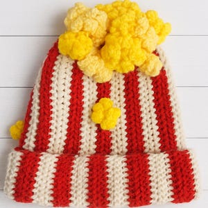 Crochet Popcorn Hat - Etsy