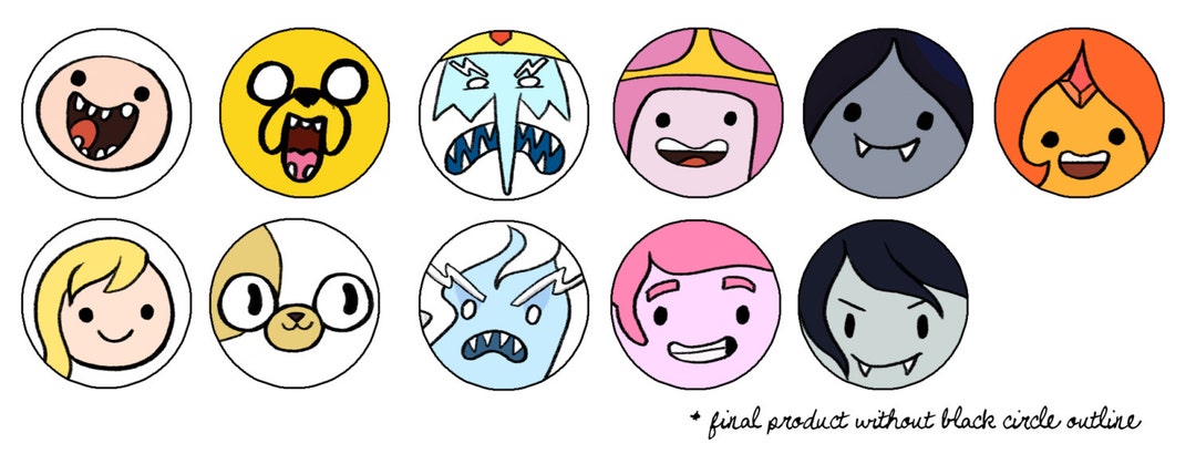 Adventure Time 1 Inch Button - Etsy