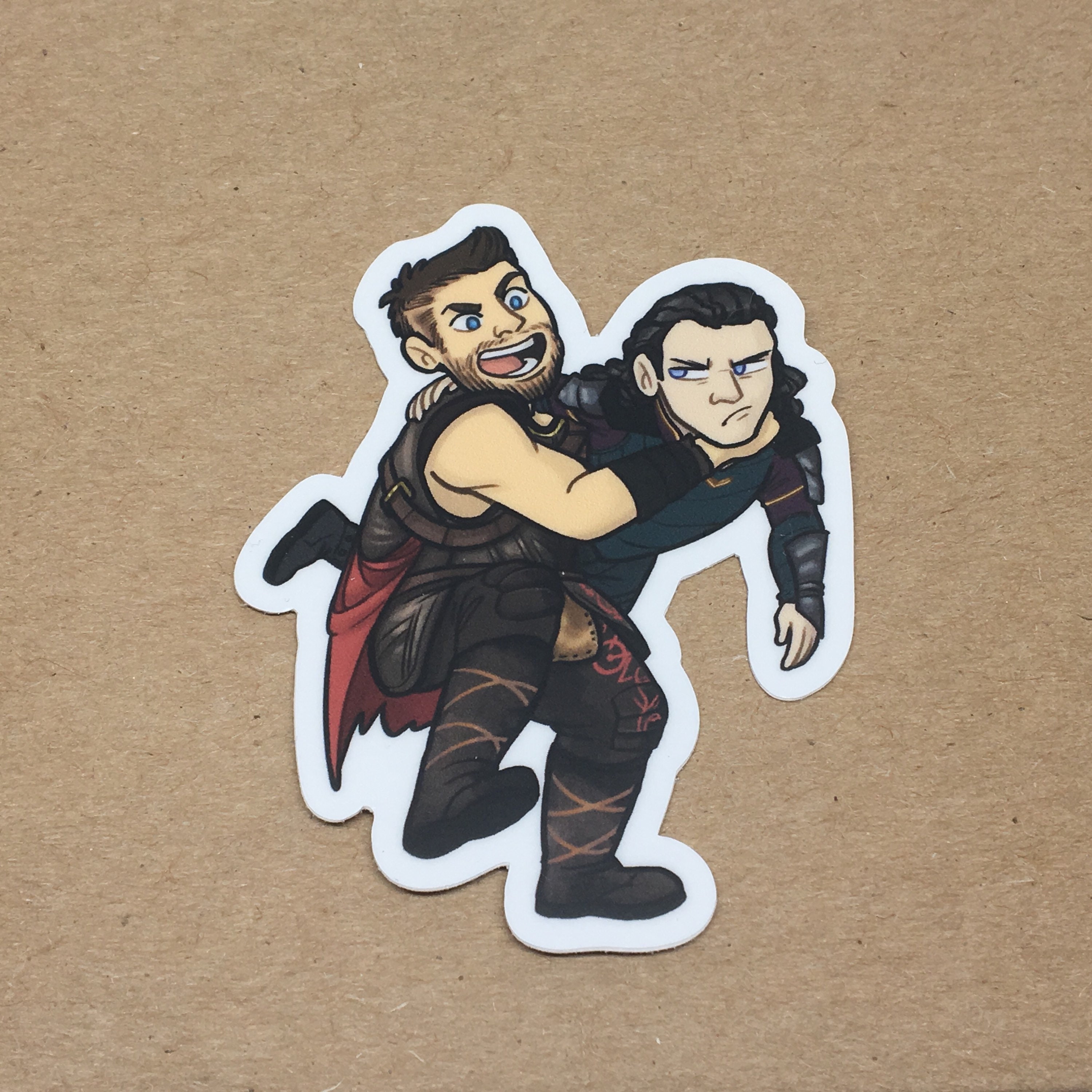 MCU Thor Ragnarok Loki 3 vinyl sticker | Etsy