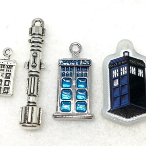 Doctor Who 2" Double Sided Acrylic Charm Doctors 10 11 12 or 13 ...