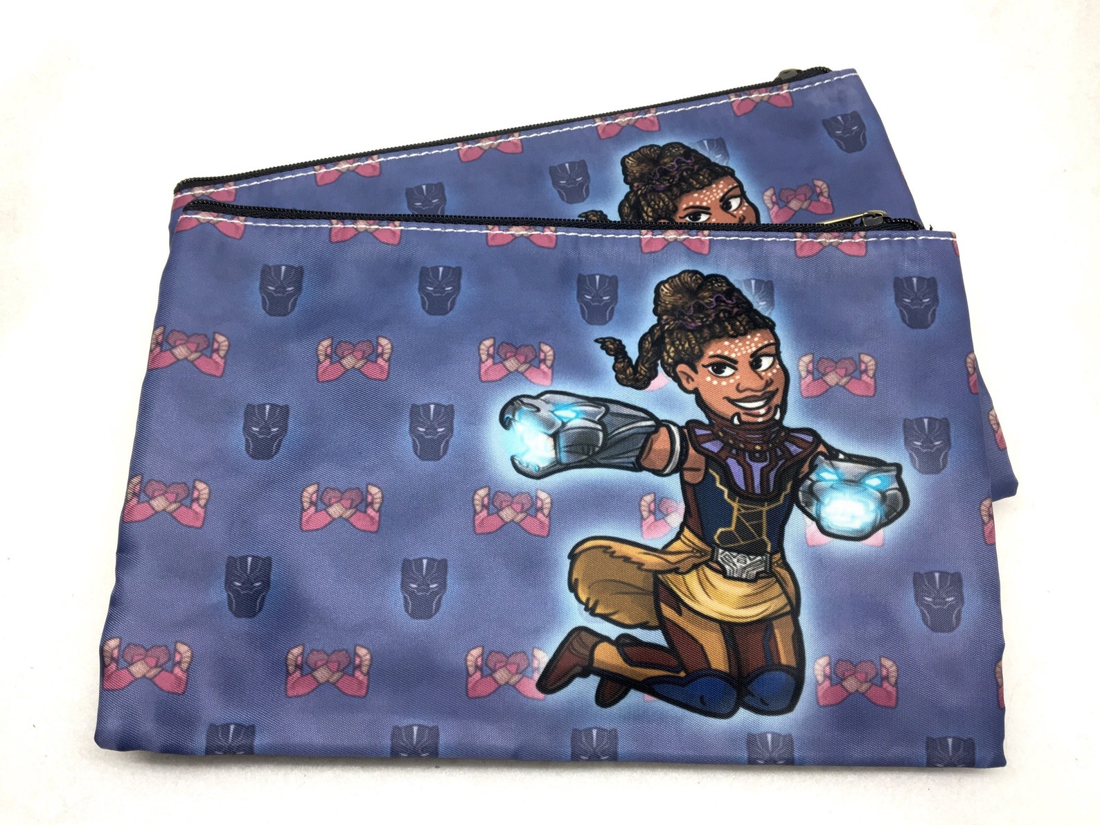 Black Panther Shuri With Wakanda Pattern Coin Purse Wallet | Etsy