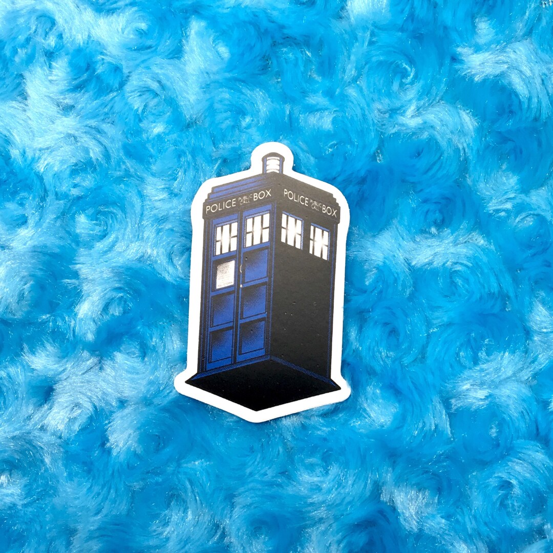 Doctor Who TARDIS Blue Box 3" Vinyl Sticker or Magnet - Etsy