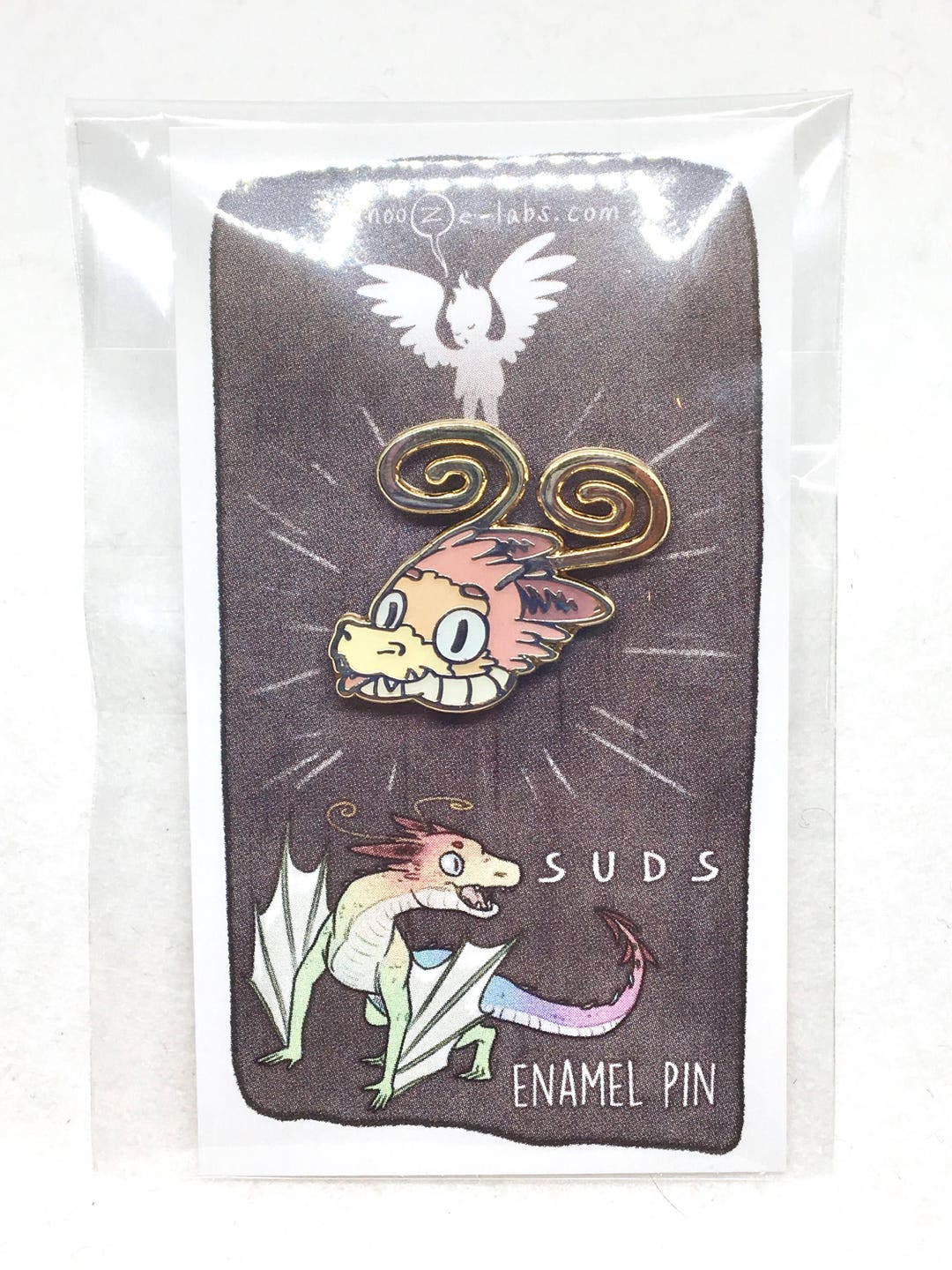Dragon Blep Enamel Pin Dragon Lapel Pin Soft Enamel Pin Rainbow Dragon ...