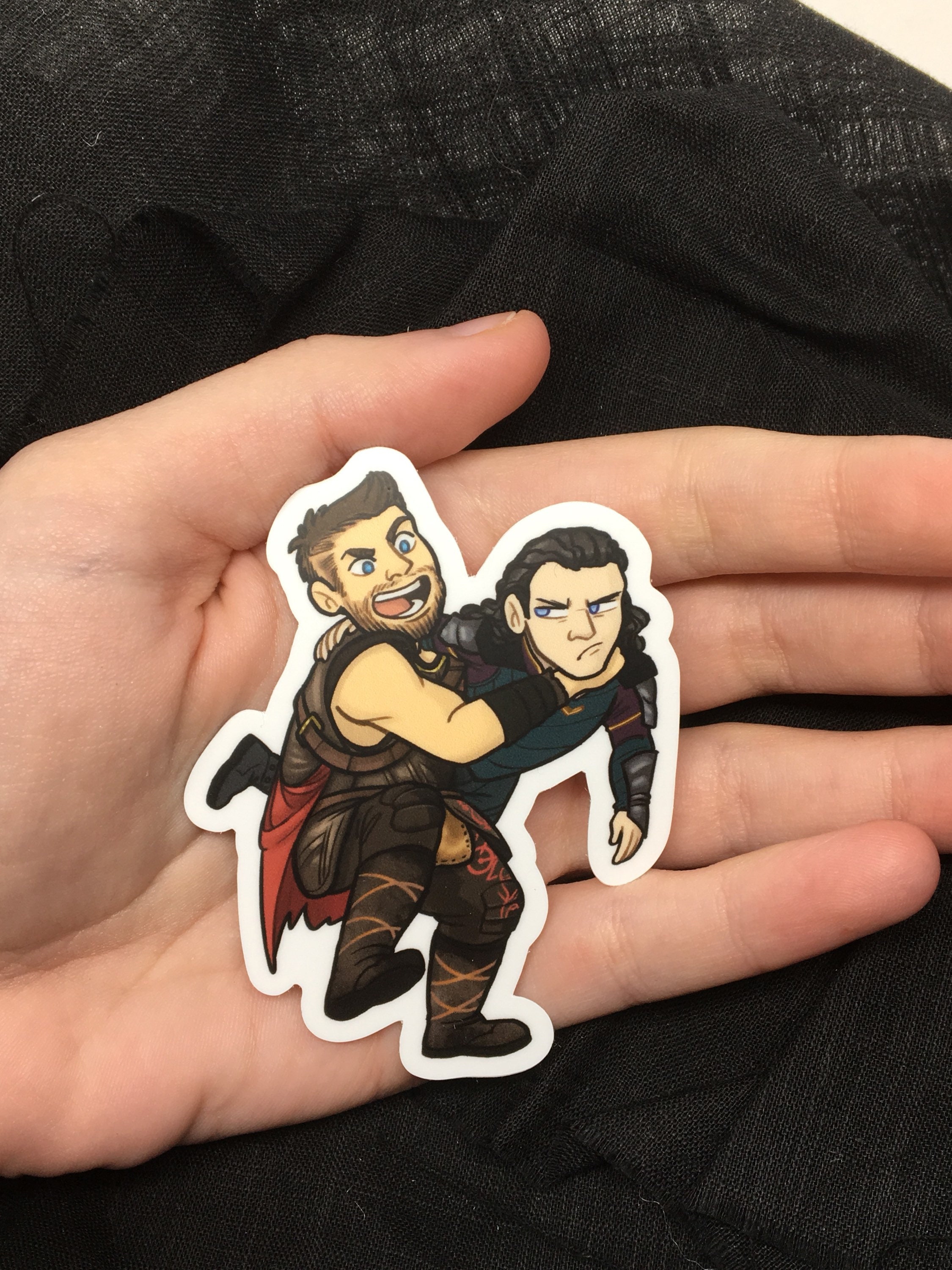 MCU Thor Ragnarok Loki 3 vinyl sticker | Etsy