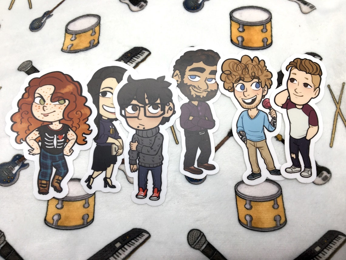 Radio Silence Chibi Rock Band Musicians Cute Comic Webcomic Characters ...