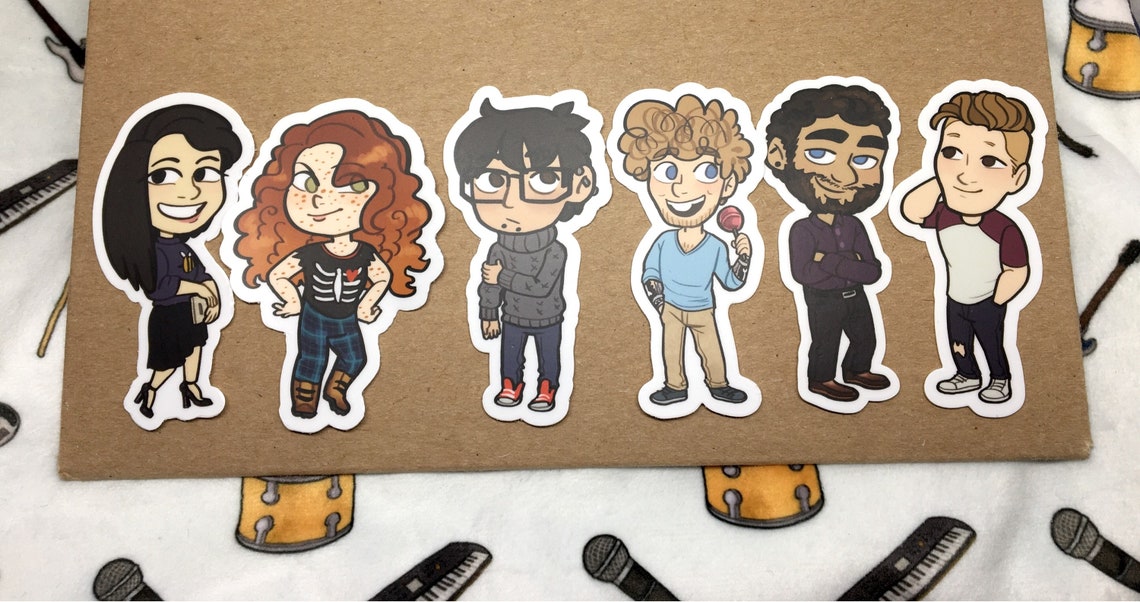 Radio Silence Chibi Rock Band Musicians Cute Comic Webcomic Characters ...