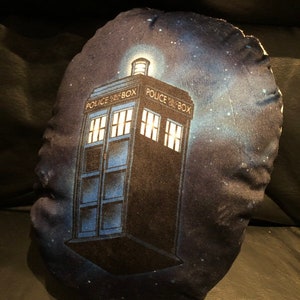 Doctor Who TARDIS 13th Doctor Double Sided 12" Character Pillow Cushion ...