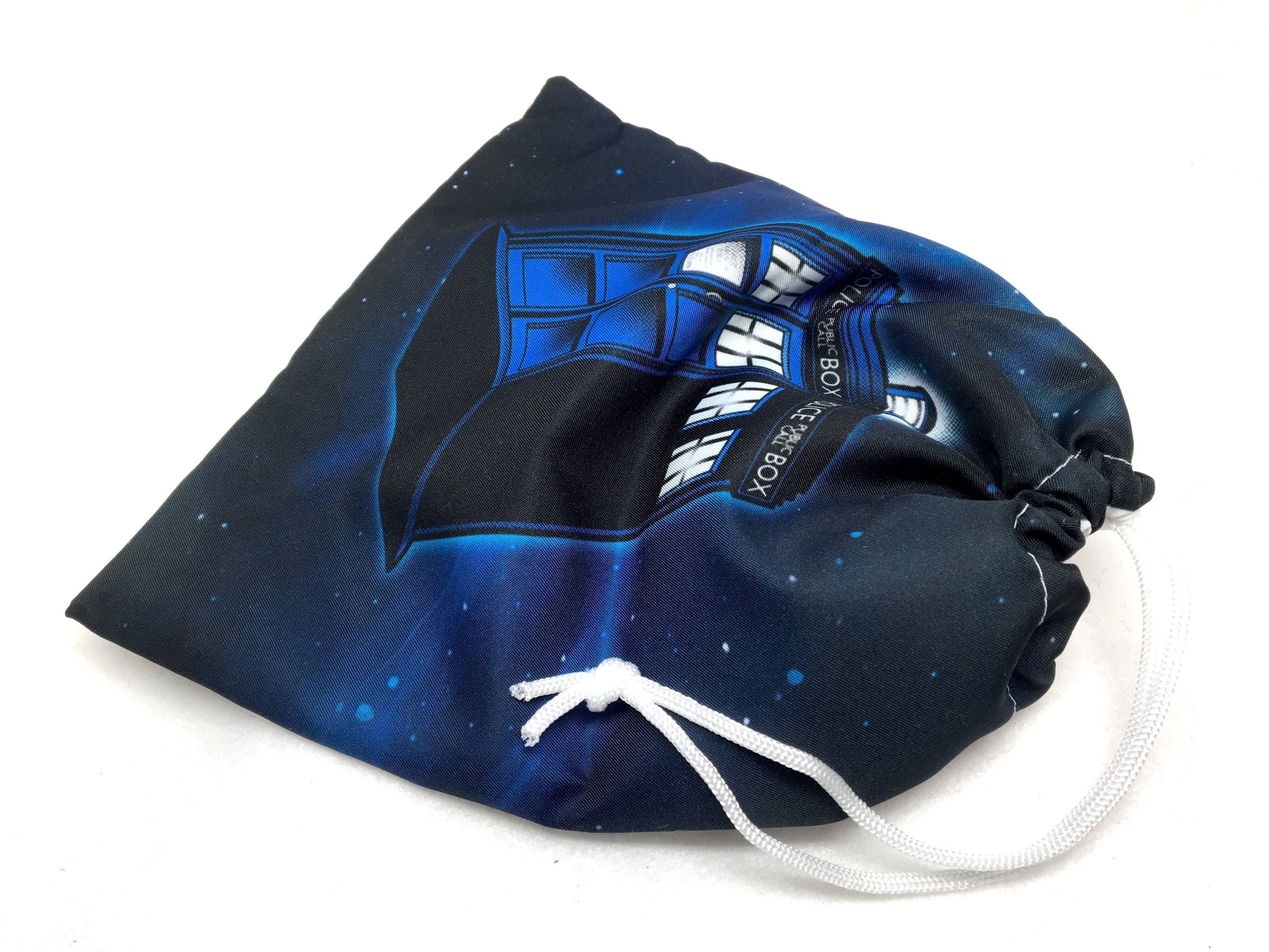 Doctor Who TARDIS Drawstring Large Pouch Small Bag | Etsy