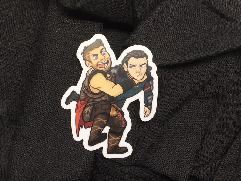 GET HELP Thor Ragnarok Loki 3 Vinyl Sticker - Etsy