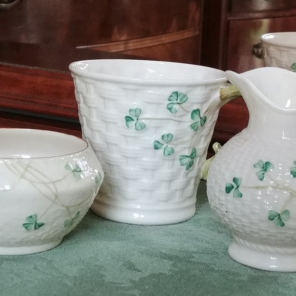 Belleek Shamrock - Etsy