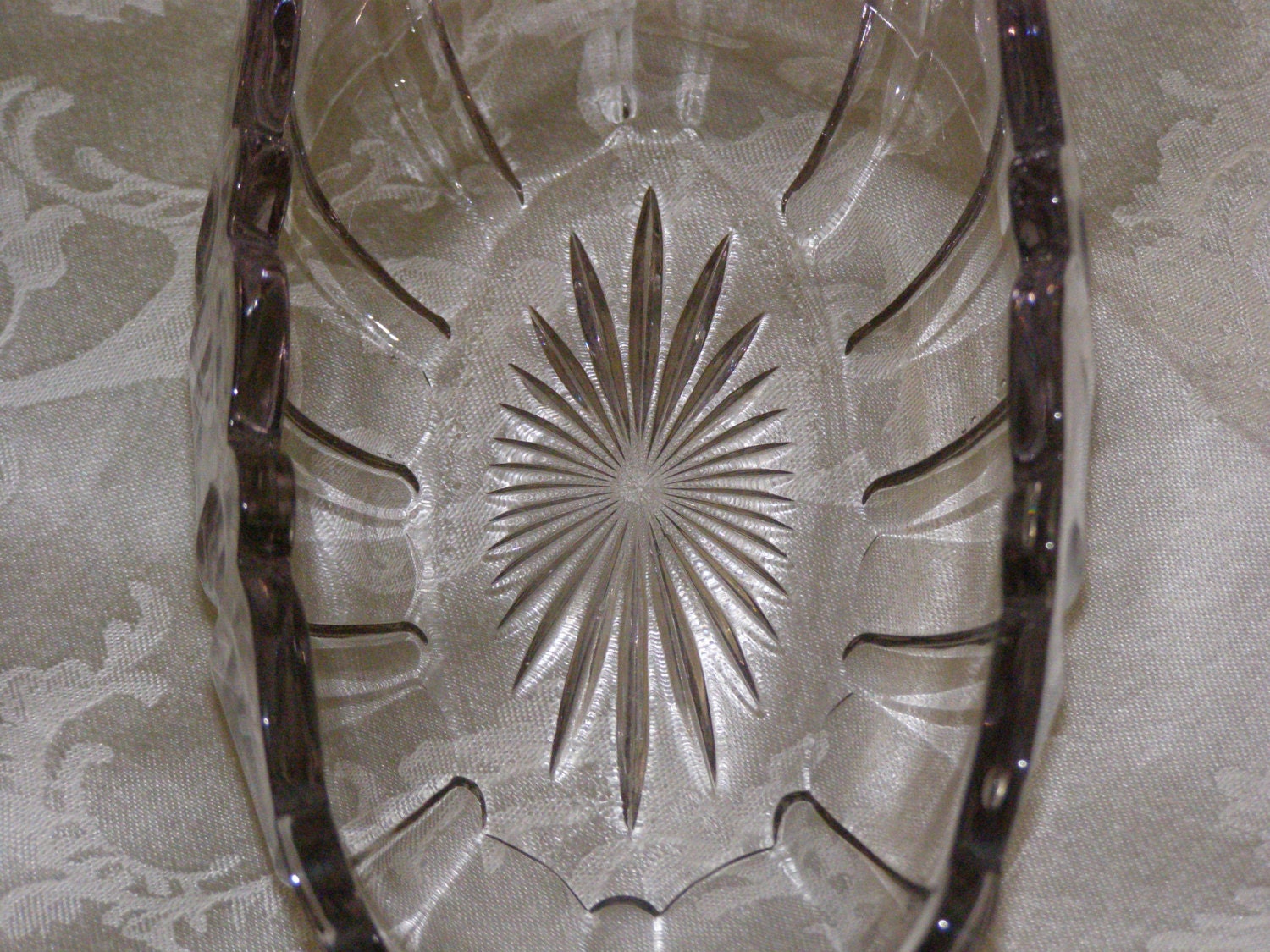 Vintage Beautiful Depression Glass Sun Purple Canoe Dish - Etsy