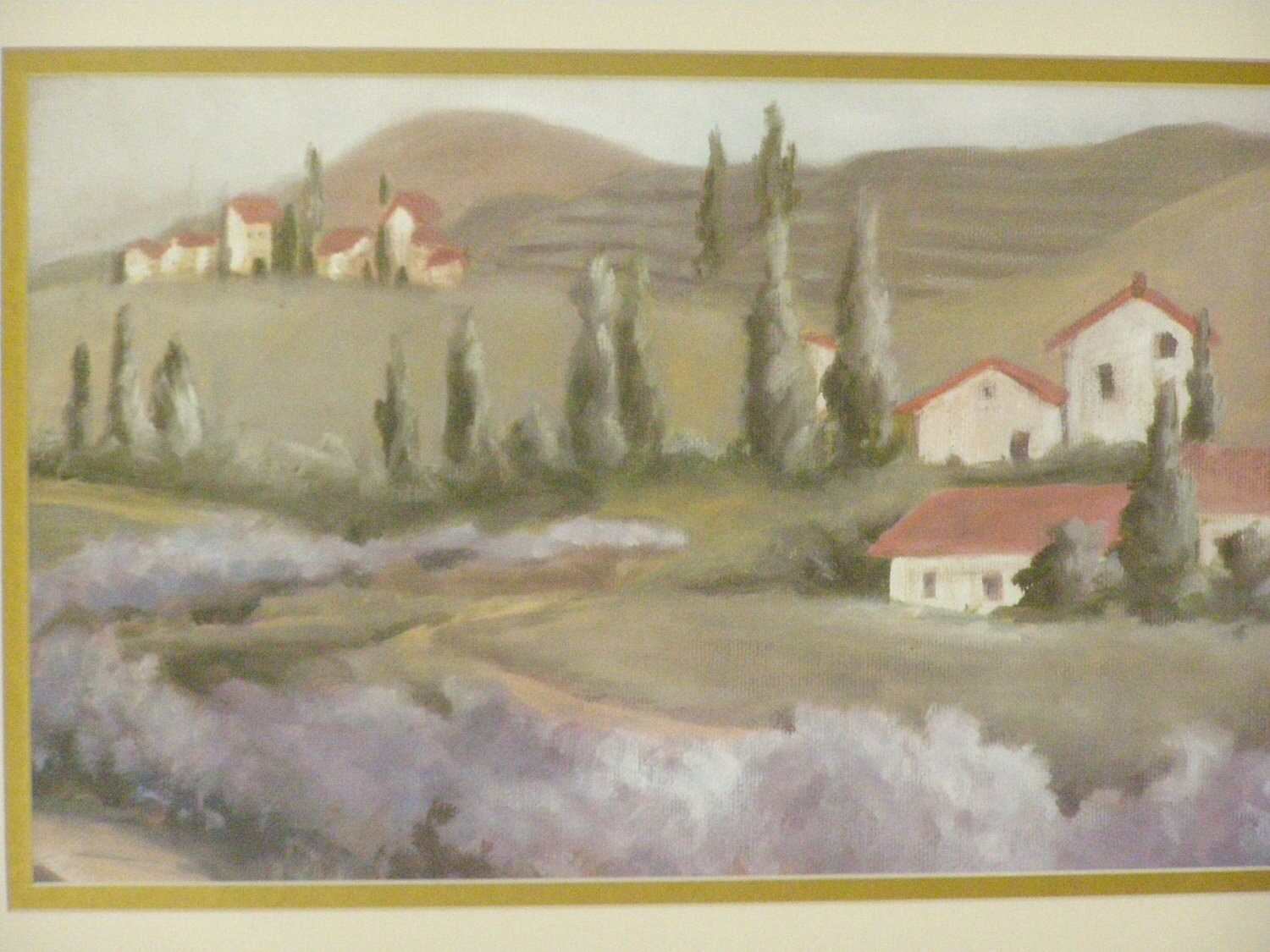 Landscape Painting by C. Robinson lavender | Etsy