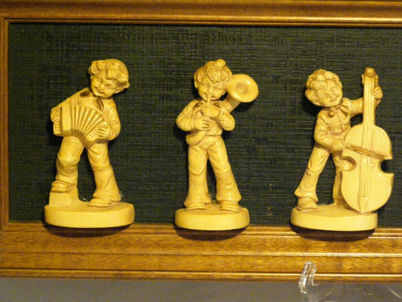 Fabulous Musical Chalk Figures-6 Framed - Music Room -violin Cello ...