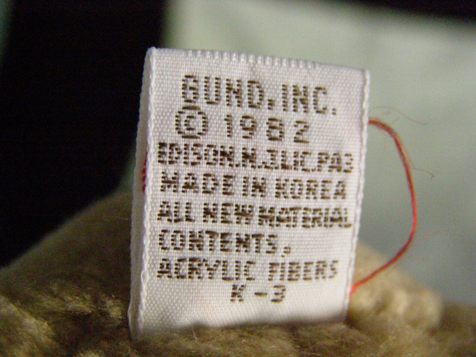 Vintage 1982 Gund Bear Bialosky Tag On. - Etsy