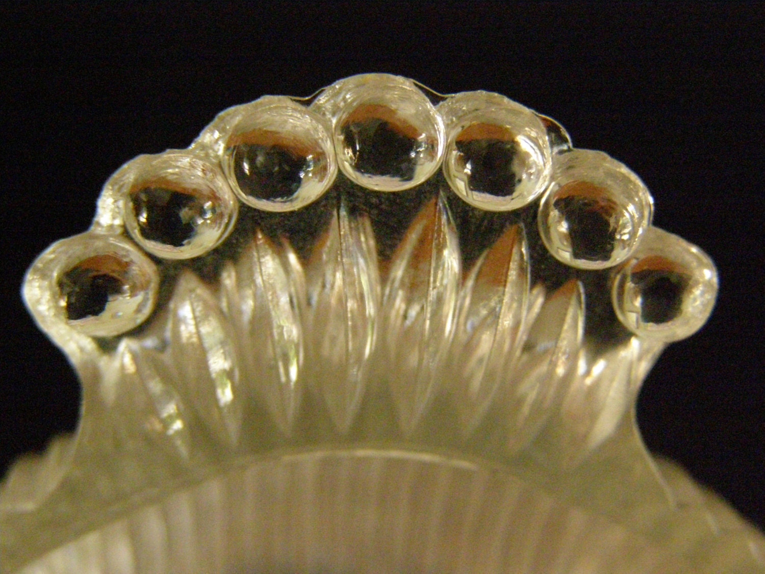 Vintage Art Deco Shells & Bars Pattern Handled Candy Dish - Etsy