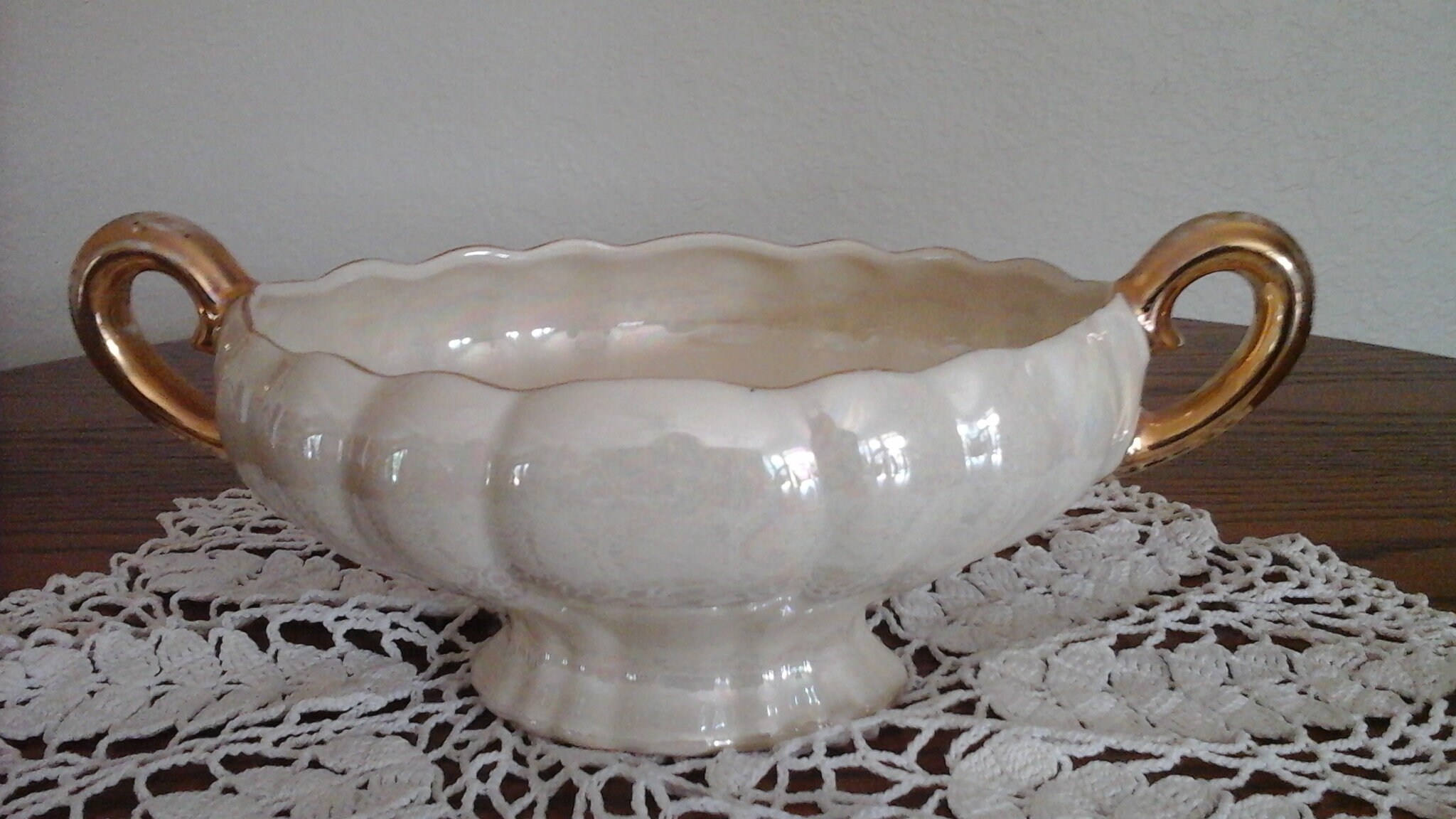 Vintage Pearl China Co. Hand Decorated 22 Kt. Gold Trim Lusterware ...