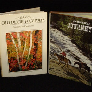 National Geographic 2 BK Lot Great American Journeys 1989 & America's ...