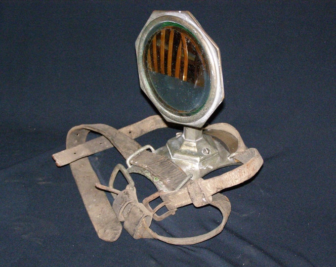 Antique Tire Mount Car Mirror 1910-1929 Era Side Mount Tire Mirror With ...