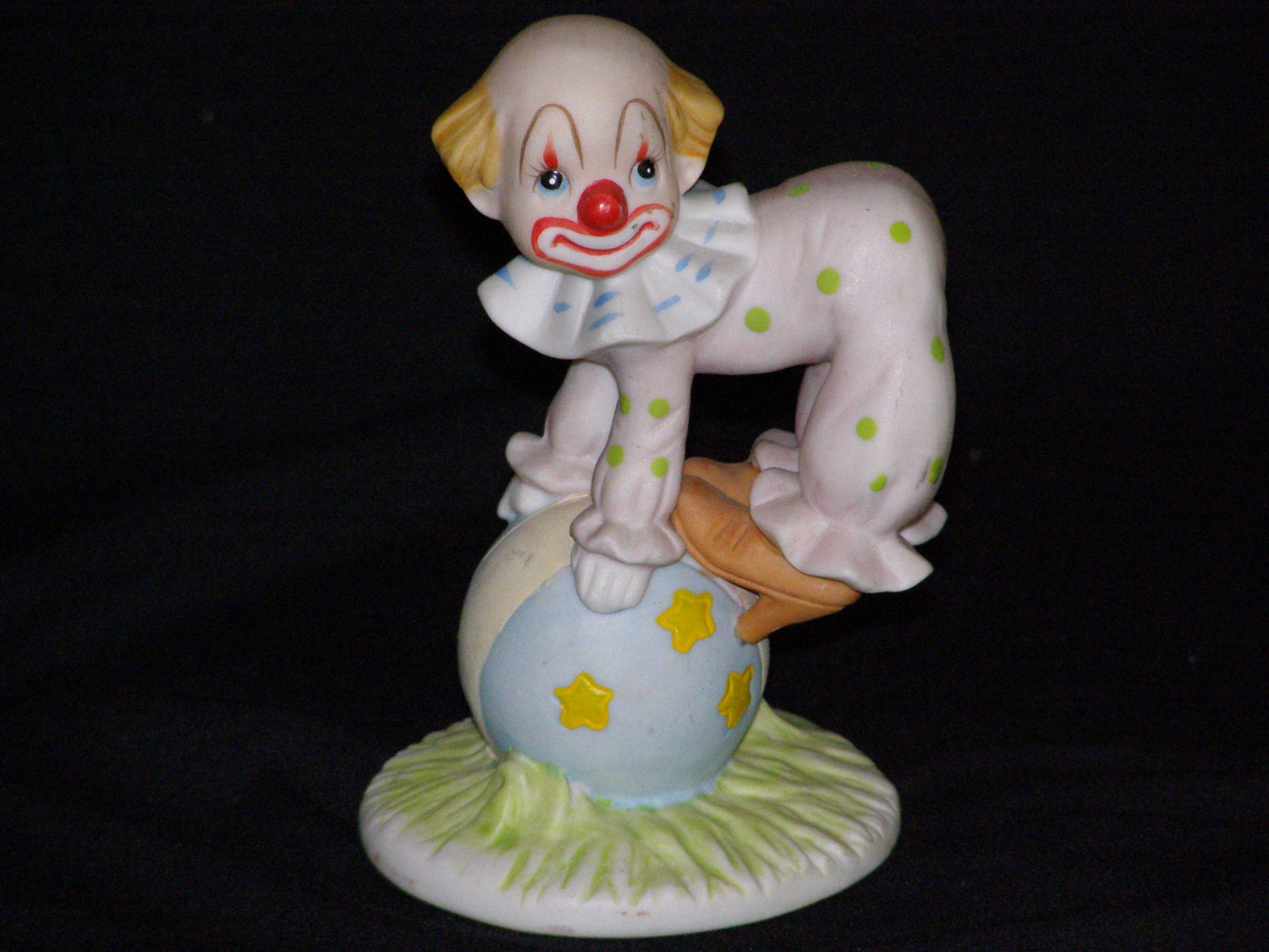 Vintage Lefton China Clown 1984 Hand Painted Sticker and Stamp - Etsy
