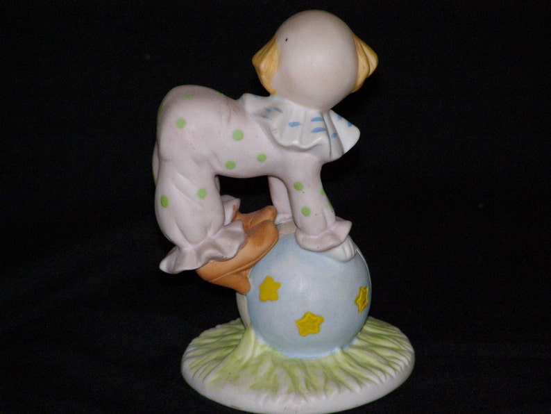 Vintage Lefton China Clown 1984 Hand Painted Sticker and Stamp - Etsy