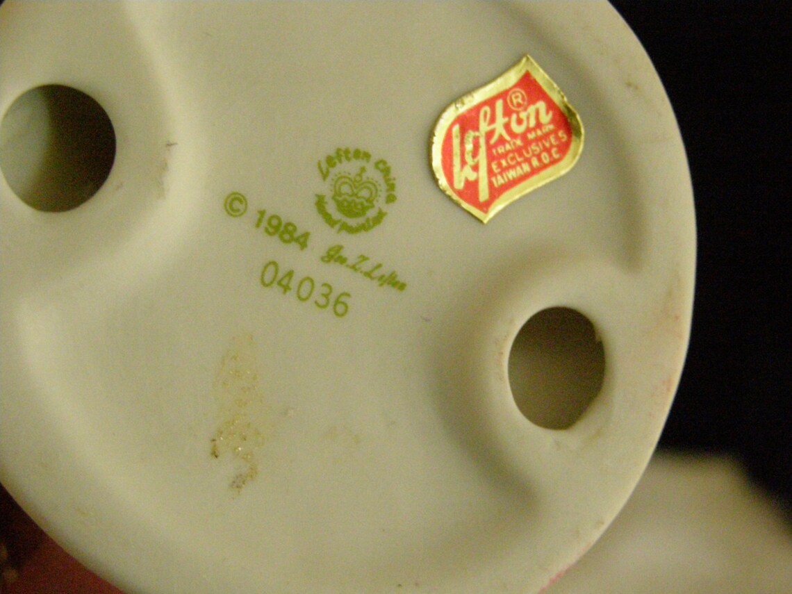 Vintage Lefton China Clown 1984 Hand Painted Sticker and Stamp - Etsy